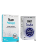 Ocean Selenium 200 Mcg 60 Tablet + Ocean Extramag Triple Combination 30 ...