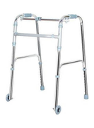 Generic Foldable Elderly Walker Aluminum Rotating Walker - Silver price ...