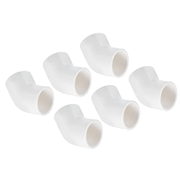 PATIKIL 6 Pack 45 Angle Pipe Connectors 3 4 Inch Furniture Create Class ...
