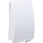 Hubbell TayMac MX4280WH Weatherproof Metallic Low Profile While-In-Use ...