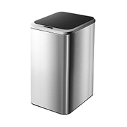 GLigeT Trash Wastebasket Smart Induction Household Trash Can Stainless ...