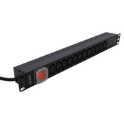 DKURVE PDU C13 Sockets 12-Way To C20 IEC 16A Power Distribution Unit ...