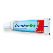 Freshmint 144 Tubes of .85 oz. Premium Anticavity Fluoride Toothpaste ...