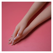 Hand Model Manicure Silicone Hand Model With Bendable Joint Silicone ...
