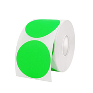 STARLIBOO 2 Inch Round Label Permanent Color Code Dot Stickers, 500 ...