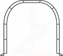 DYDXFDSLF Wedding Arch Of Metal Garden Arch With Base Arches Garden ...