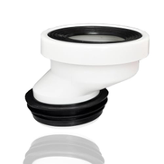 Ieron 5 cm offset toilet connection pipe, plastic, eccentric, angled ...