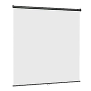 RAUBAY Retractable Pull Down White Screen Backdrop - 200 x 220 cm ...