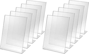 SIGEL TA210 Sign Holder, slanted, for A4, single-sided presentation, uv ...