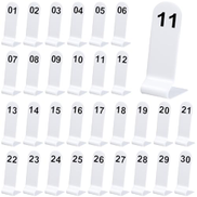 Tuanse 1-30 Table Numbers Restaurant Order Numbers Double Sided Acrylic ...