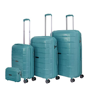 TRACK UNBREAKABLE Suitcase TSA Approved, ANTI Theft Double Zipper ...