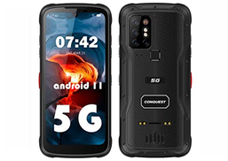 CONQUEST:S20 Rugged Smartphone,Global 5G Unlocked Android Phone 8000mAh ...