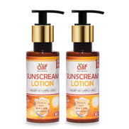 Alif Naturals Sunscreen SPF 50 Cream with Ceramide & Vitamin C for Oily ...