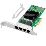 مواصفات و سعر Vogzone Gigabit 4 RJ45 Ports NIC with Intel I350 Chip,1.25Gb Network Card Compare ...