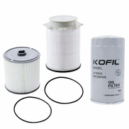 Kofil 6.7L Cummins Fuel Filter Water Separator and Oil Filter Set, for ...