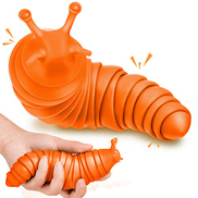Skylety Fidget slug 3D Printed Articulated Slug Fidget Toy Stim Toy ...