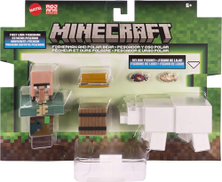 Mattel Minecraft Action Figures & Accessories 2-Packs, 3.25-inch Scale ...