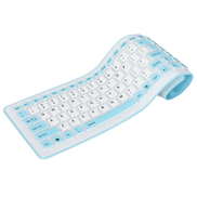 LJCM Silent Keyboard Flexible Keyboard Mute Wireless Keyboard,Foldable ...