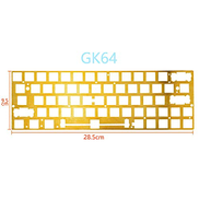 RICHEST - Keyboards - GK64 Mechanical Keyboard Brass Drawing ...