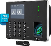 NGTeco MB1 Clock in Machine for Employees Small Business with Face ...