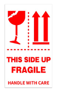 Rubik 250 Fragile Label Stickers for Safe Shipping, Red Fragile This ...