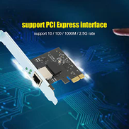 GOWENIC 2.5G Network Card, 2.5G Gigabit Wired Network Card, Fast ...