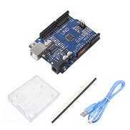 WAVGAT UNO R3 ATmega328P CH340 Development Board with ABS Case USB Cable Pin Header Compatible ...
