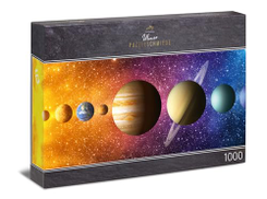 Ulmer Puzzleschmiede - Panorama 1000 Piece Puzzle "Solar System" - Sun ...