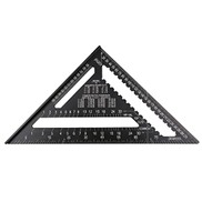 Irovami 12 Inch Rafter Square Aluminum Alloy Metric Triangle Ruler ...
