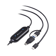 Cable Matters USB-C to USB-A Data Transfer Cable PC to PC for Windows ...