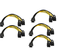 DKURVE 6 pin to 2 x PCIe 8 6+2 pin Graphics Card PCI-e VGA PCIe Express ...