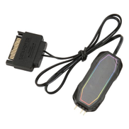 Bewinner ARGB Controller, 3Pin 5V SATA Power ARGB Splitter Cable, Self ...