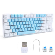 BTER Wired Keyboard, Mechanical Keyboard Gaming Laptop Keyboard Backlit ...