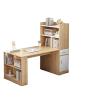 SKYRRA Home Office Desks Corner Bookcase, Desk Combination, Integrated ...