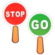 Thinp 2 Pack Stop Sign for Kids,Stop and Go Sign Handheld Stop Sign ...