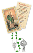 Trendzeen St Patrick Irish Rosary - Laminated St Patrick Prayer Card ...