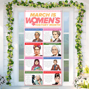 Buxiuer Womens History Month Door Cover Women in History Decoration ...
