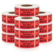 Sutter Signs This is a Set Do Not Separate Stickers Ten Rolls of 500 2 ...