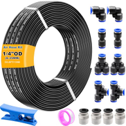 weideer Air Line Tubing Kit,1 4" Air Hose,1 4" 6.35MM OD 32.8FT ...