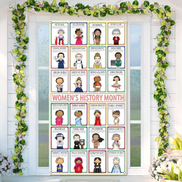 Buxiuer Womens History Month Door Cover National Womens Day Party ...