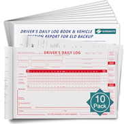 goremote ELD Backup Driver Daily Log Book with Daily Recap & Detailed ...