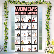 Buxiuer Womens History Month Door Cover March International Womens Day ...