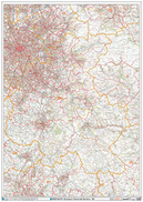 XYZ Maps Stockport - SK - Postcode Wall - Paper price in Dubai, UAE ...