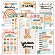 Hadley Designs 8 Retro Calming Corner Classroom Posters Preschool ...