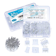 CQRobot 375 Pieces 2.54mm JST-XA-SMT JST Connector Kit. 2.54mm Pitch Female Pin Header, JST XA ...