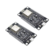 COVVY 2pcs ESP8266 NodeMCU CP2102 ESP-12E Development Board Open Source Serial Module Works ...