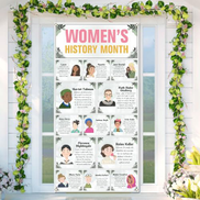 Buxiuer Womens History Month Door Cover for National Womens Day Door ...