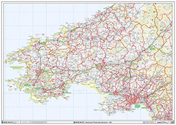 مواصفات و سعر XYZ Maps Swansea - SA - Postcode Wall - Plastic Coated في ...