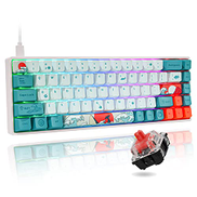 Guffercty kred GK68 65 Mechanical Keyboard SK68 Custom Hot Swappable 60 ...