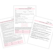 Boutique Marketing LLC Tooth Gem Consent Form, Intake Form, Aftercare ...